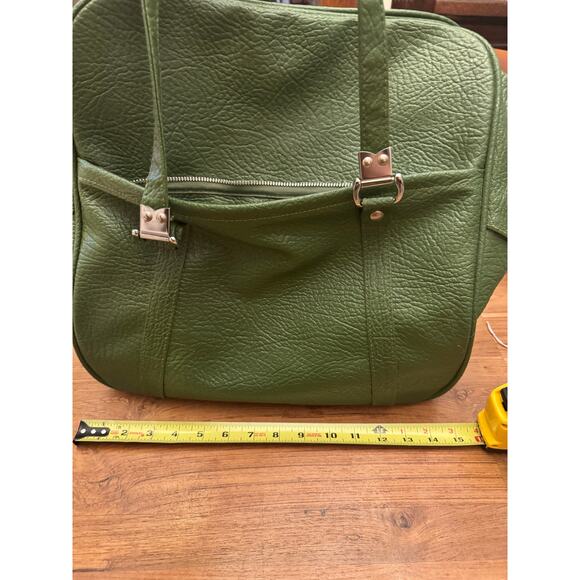 Vintage | Bags | Vintage Sears Roebuck Olive Green Luggage Bag Made In ...
